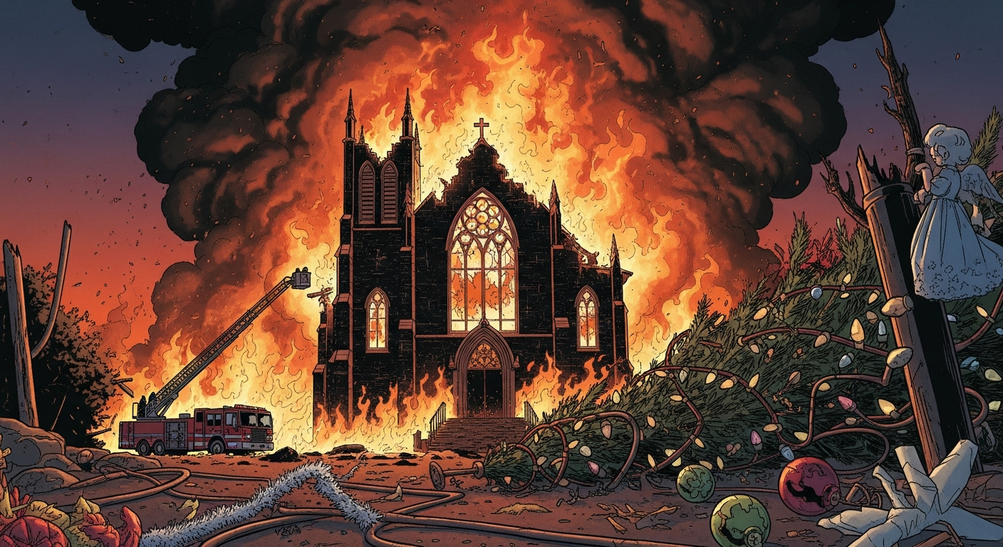 How Seasonal Decorations Led to Friday's Devastating Church Fire - Twin ...